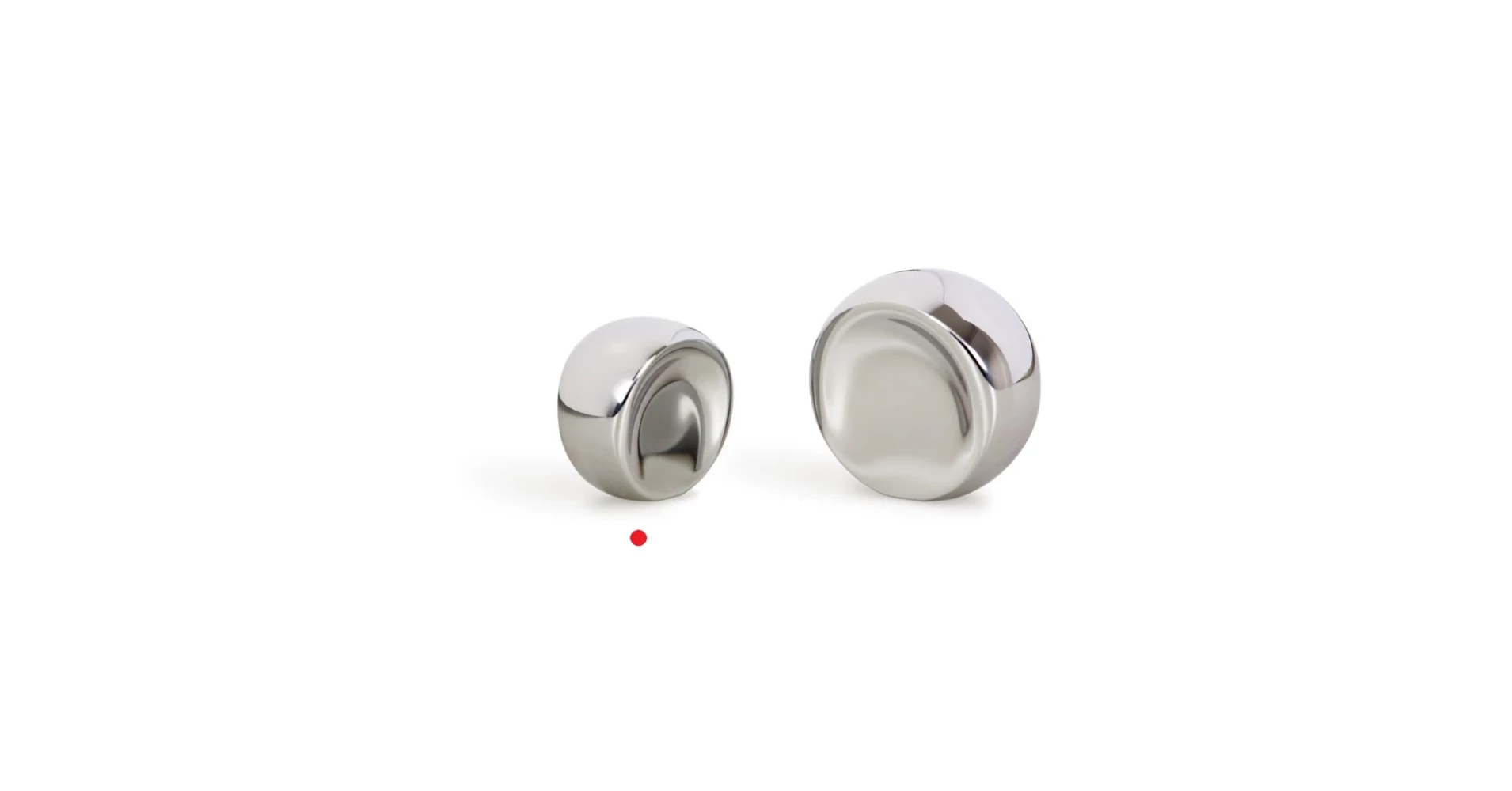 Viefe BALL gomb fogantyú, 24 mm, fém, fényes króm - Bútor gombok - www ...